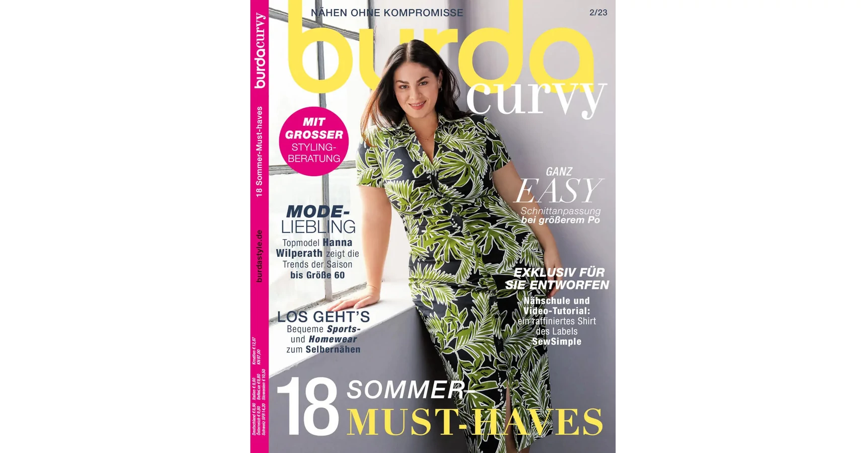 Burda Plus (Curvy) 2023/02 - Verlag Aenne GmgH & Co KG - Burdawebshop webáruház, szabásminta ...